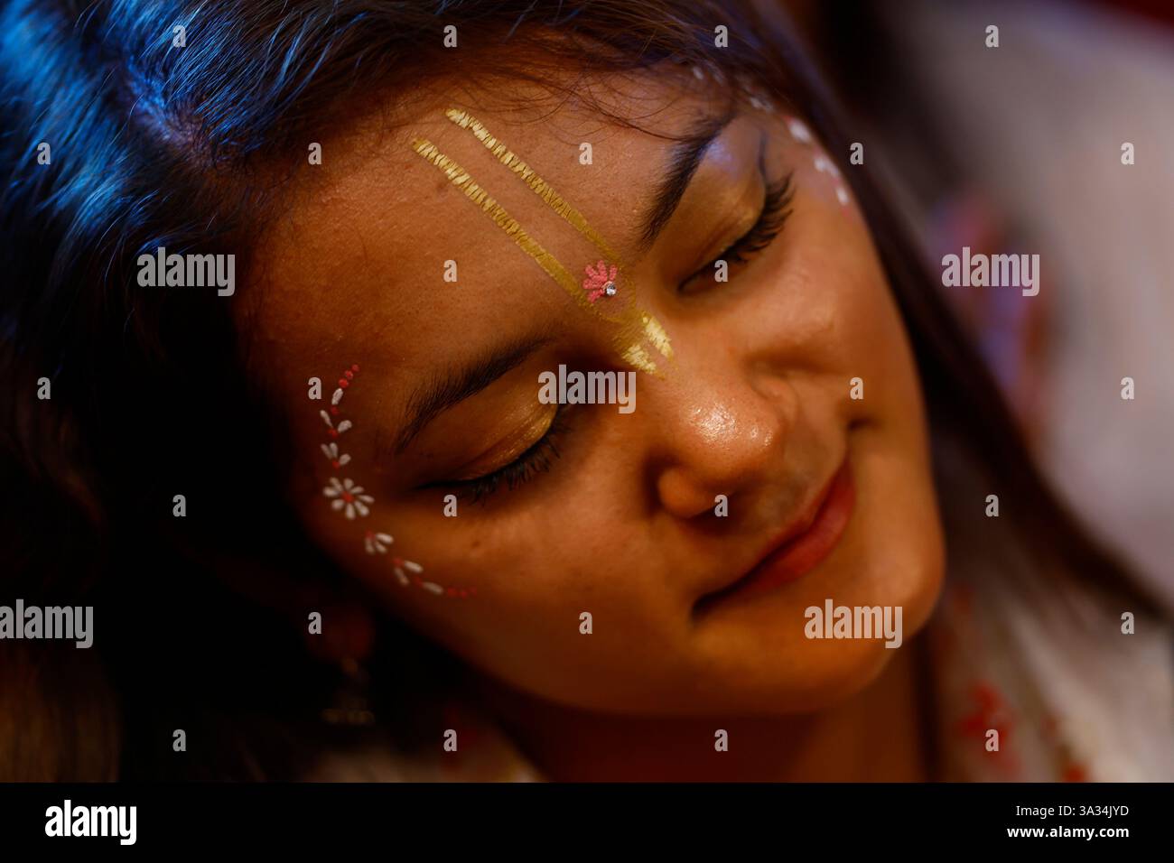 Iskcon devotee hi-res stock photography and images - Alamy