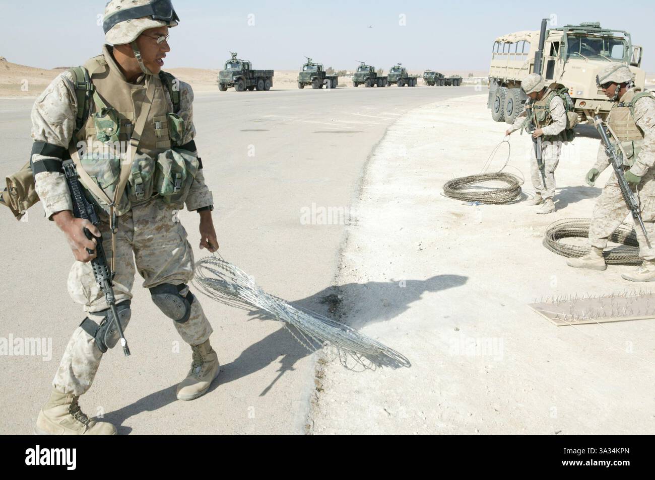 Mar 30, 2004; Al Asad, Iraq; PFC KENNETH VIDAL, 20, a native of ...
