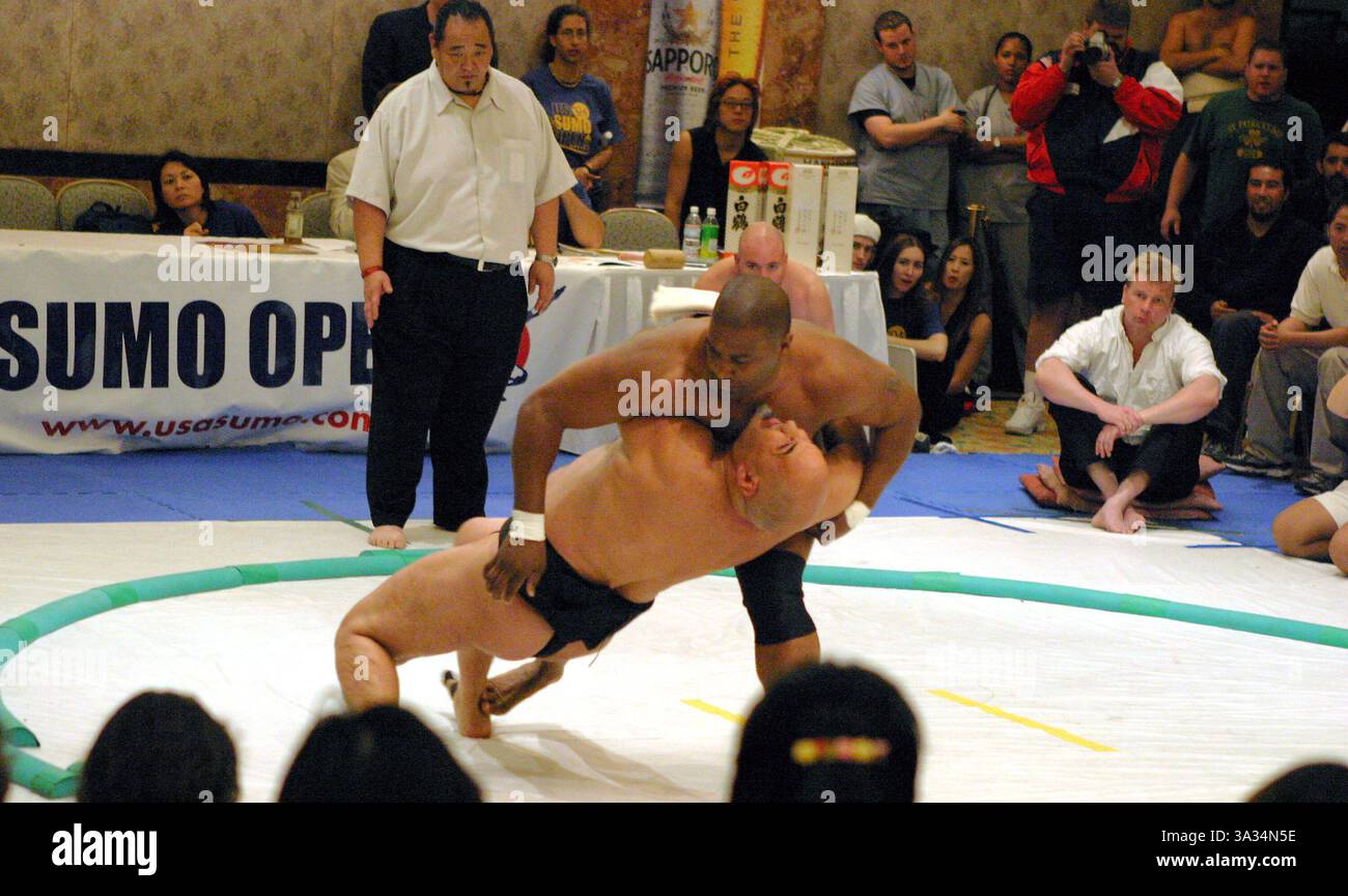 Apr 05, 2004; Los Angeles, CA, USA; The 4th annual U.S. Sumo Open was ...