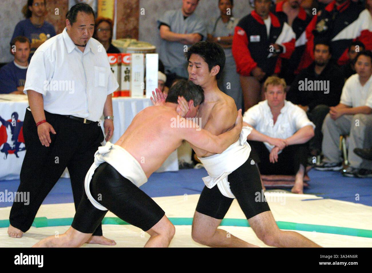 Apr 05, 2004; Los Angeles, CA, USA; The 4th annual U.S. Sumo Open was ...