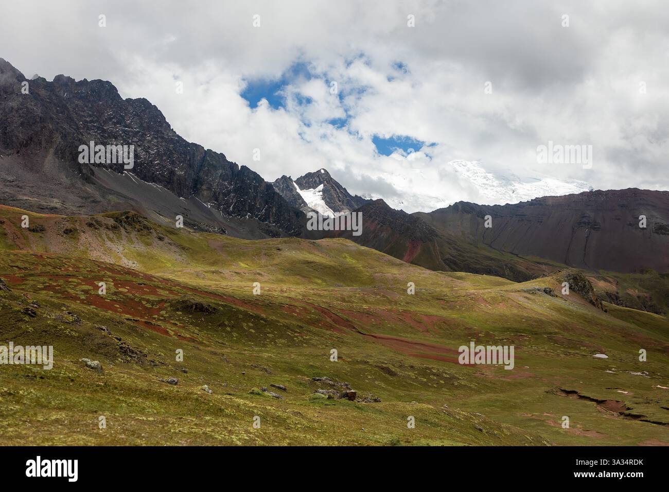 This vivid image captures the stunning natural beauty of Peru's Andean ...