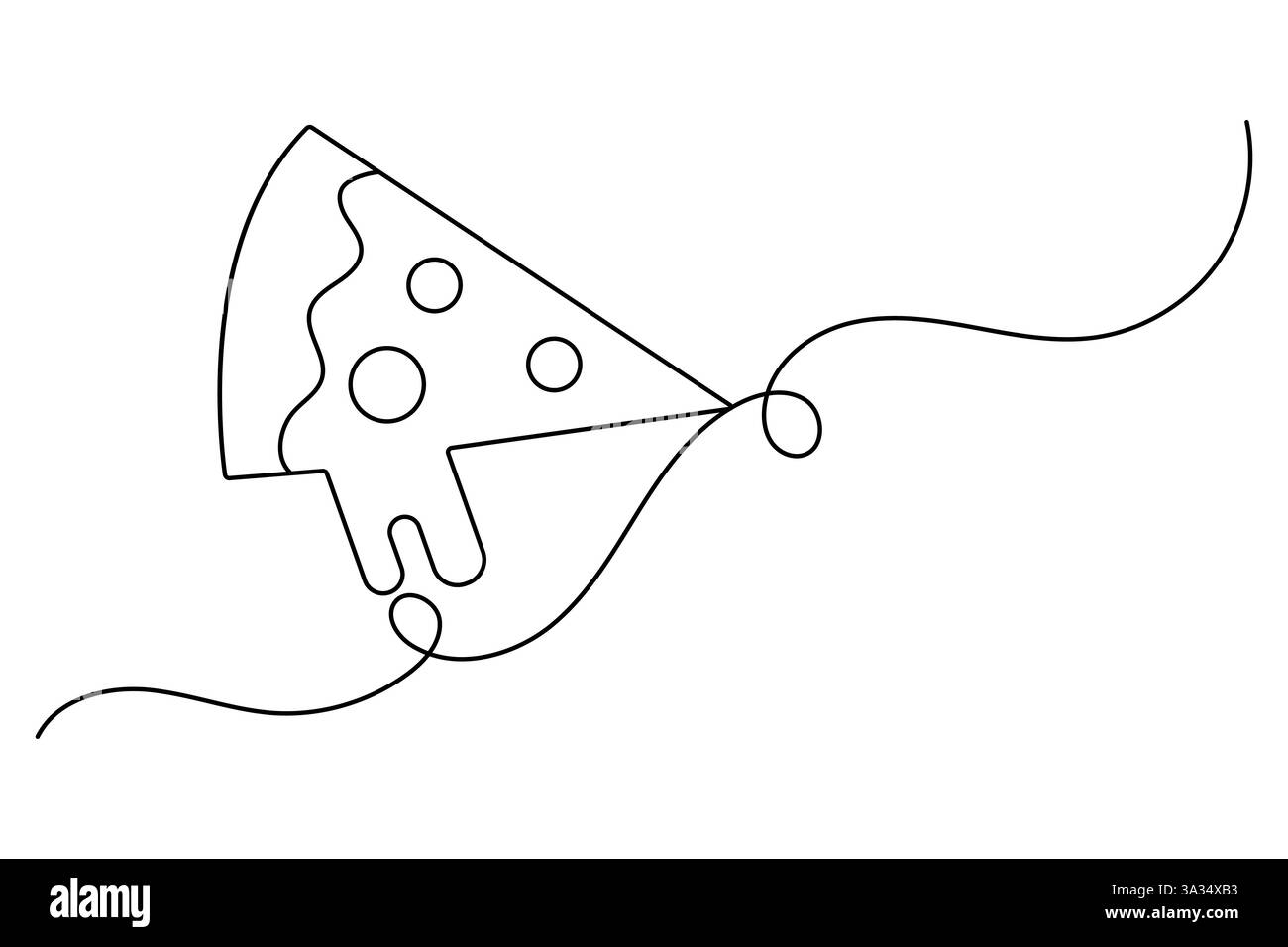 Simple clip art pizza Cut Out Stock Images & Pictures - Alamy