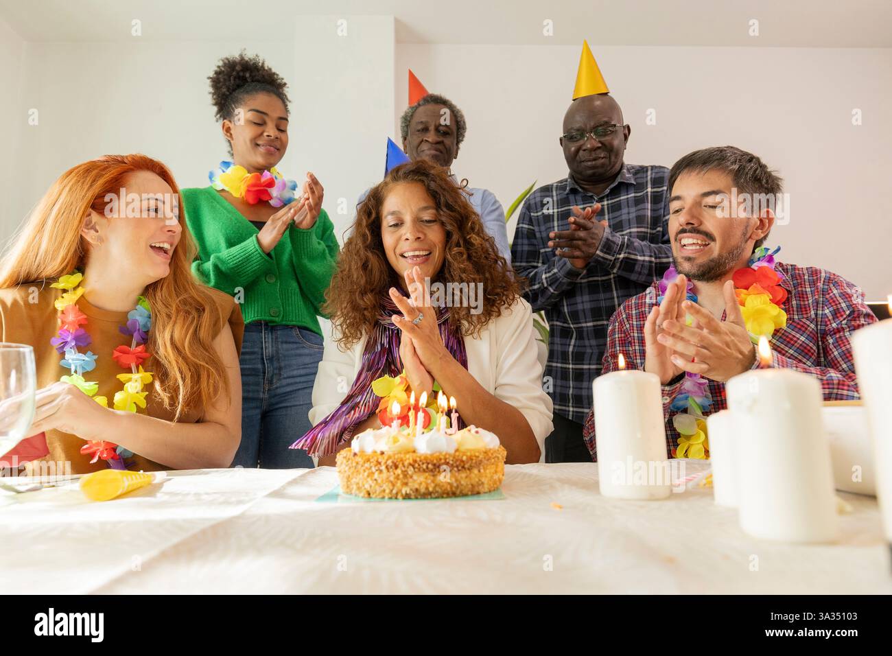Lively birthday celebration featuring hi-res stock photography and ...