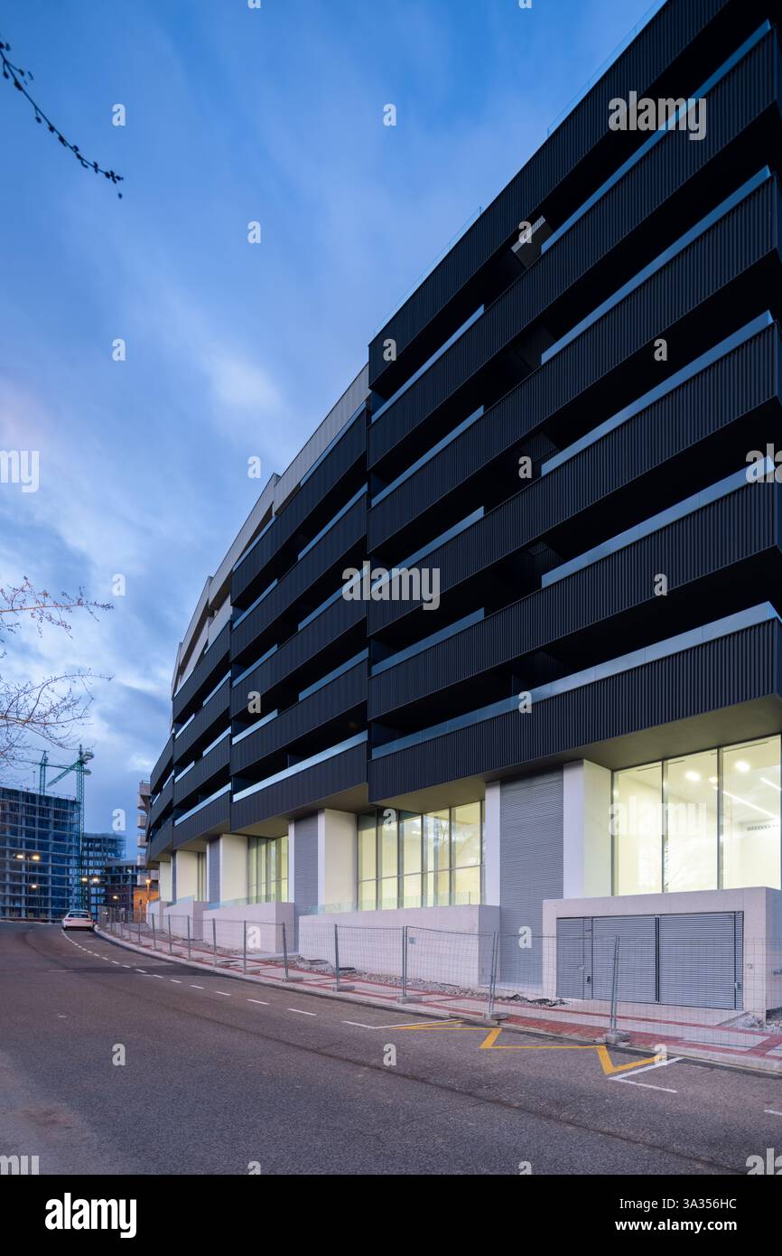 Picture shows a modern building demonstrating sustainable architecture ...