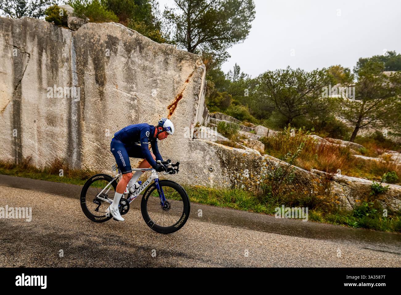 French Remi Cavagna of Groupama-FDJ pictured in action during stage six ...