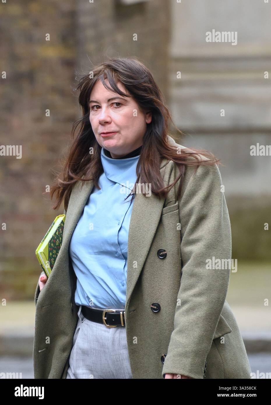 Anneliese Midgley MP (Lab: Knowsley) in Downing Street for a meeting ...