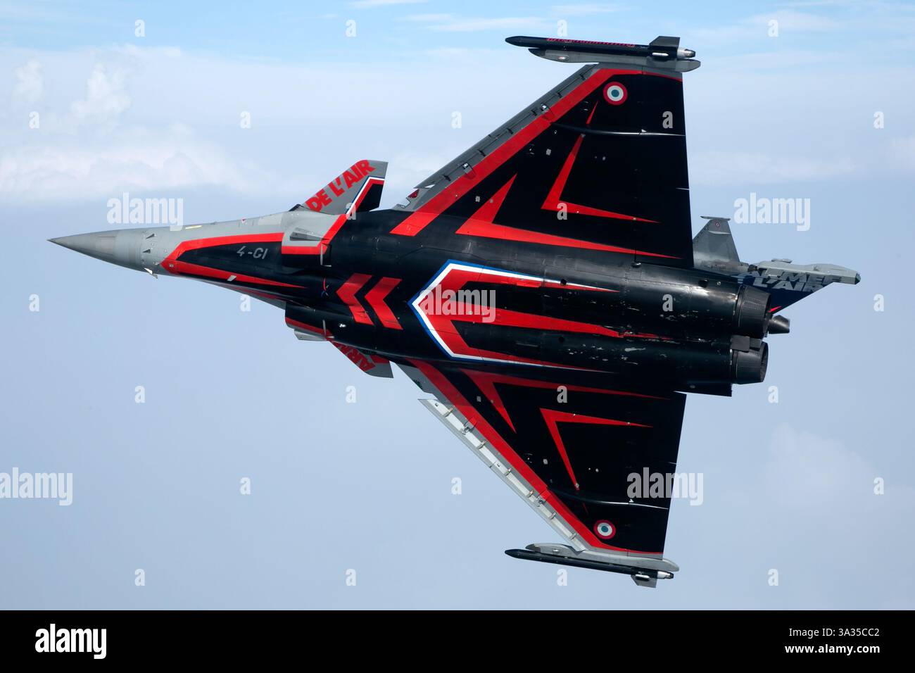 The French Air and Space Force Dassault Rafale C, marked with tail ...
