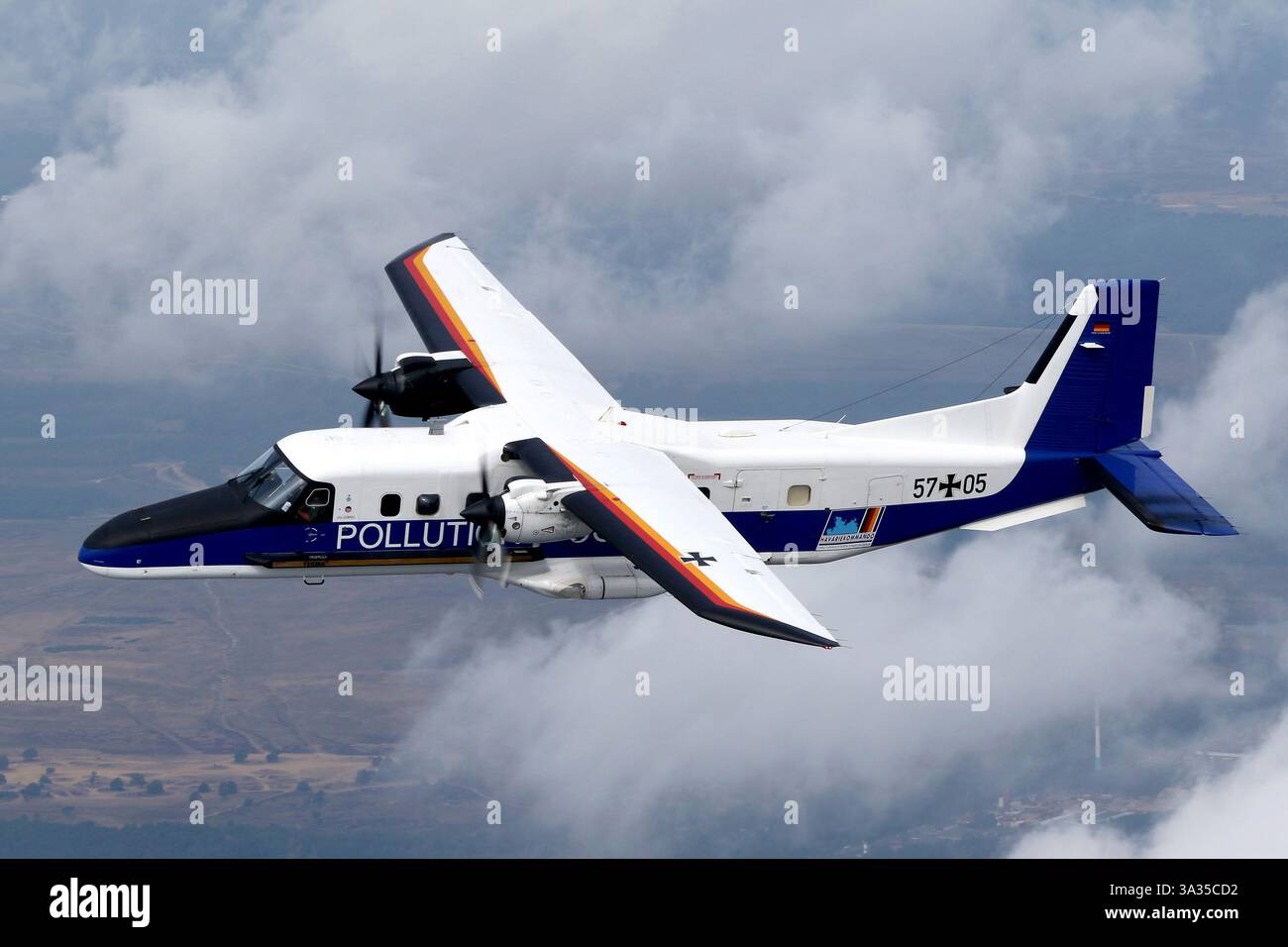 The German Navy Dornier Do-228-212NG, Reg 57-05, is used for pollution ...