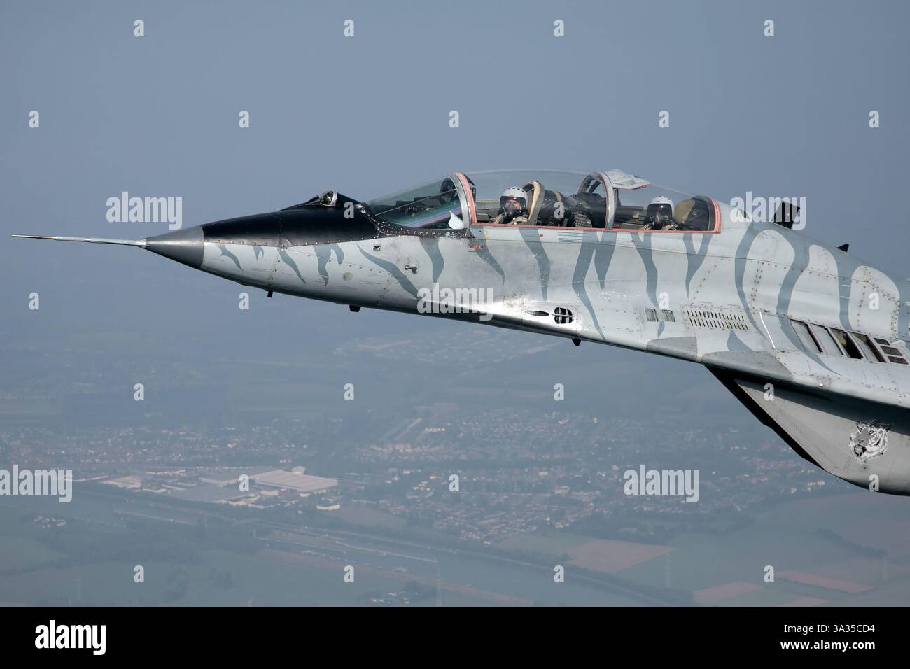 The Slovakian Air Force Mikoyan-Gurevich MiG-29, registered SL-1303, is ...