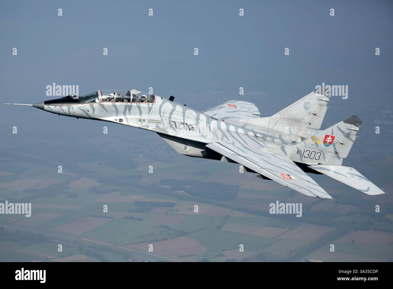 The Slovakian Air Force Mikoyan-Gurevich MiG-29, with registration ...