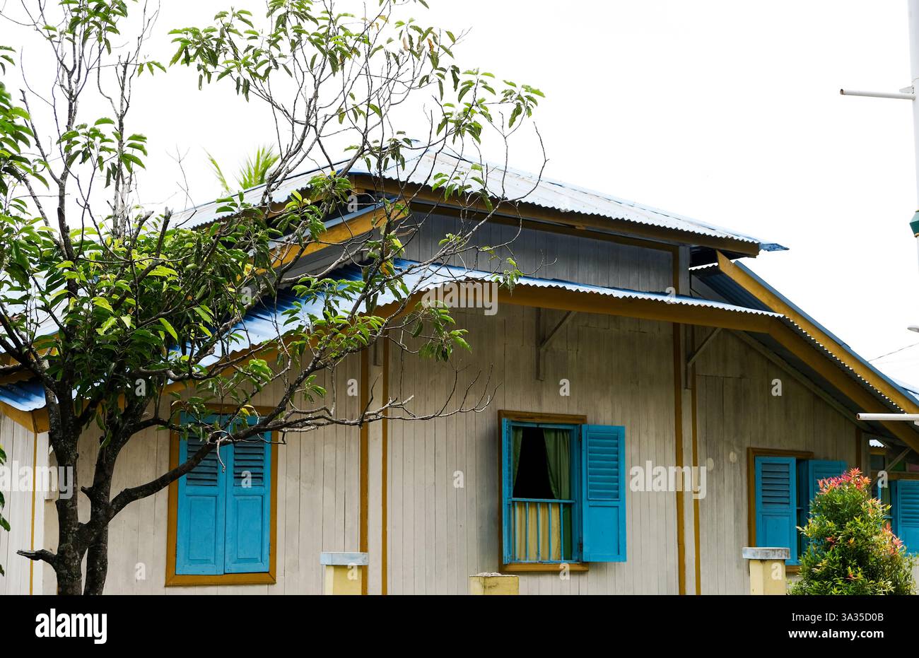 Riau, Indonesia - January 29, 2025: Portrait of Tuan Kadi's historic ...