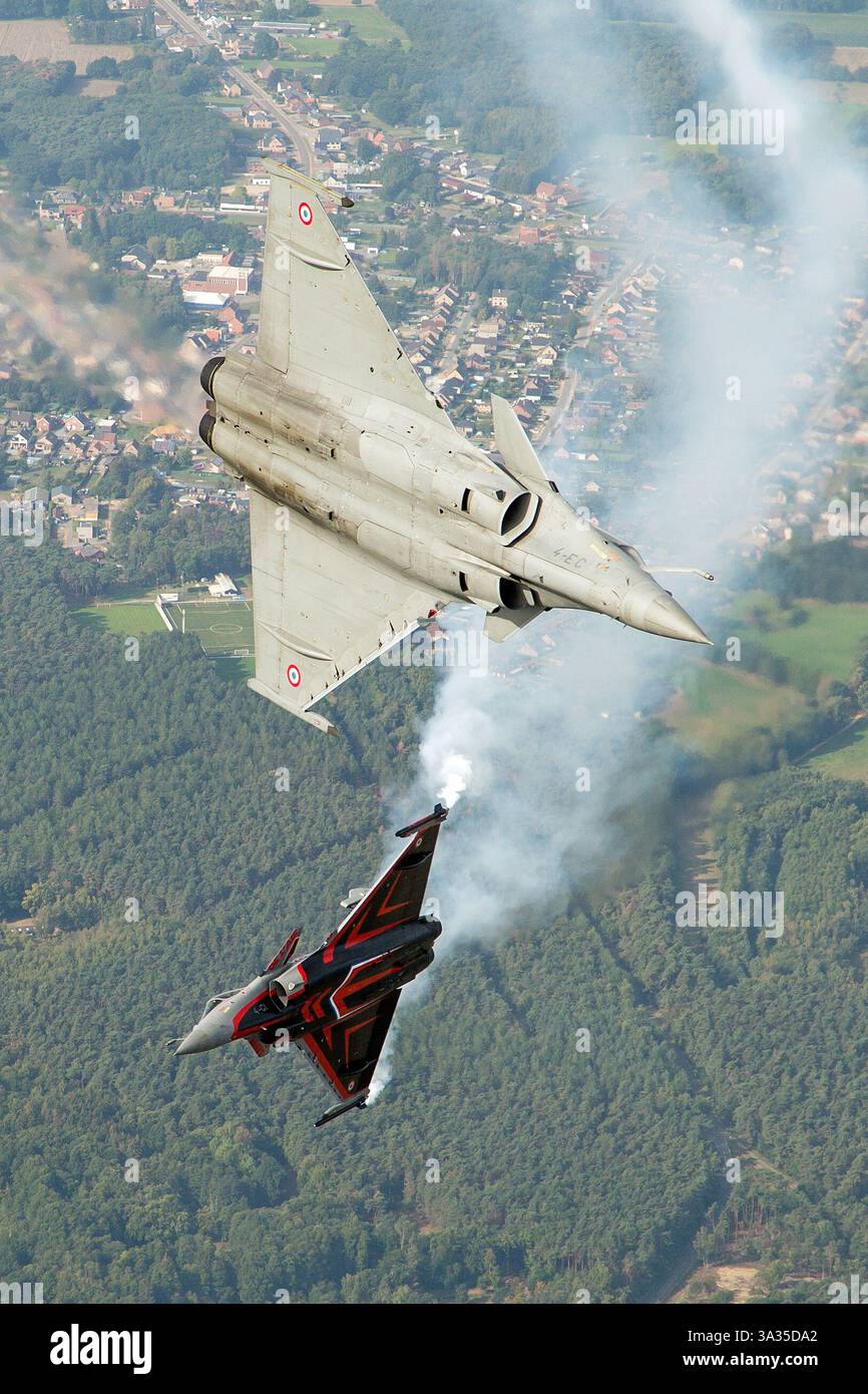 The French Air and Space Force Dassault Rafale C, 4-C1, and the Royal ...
