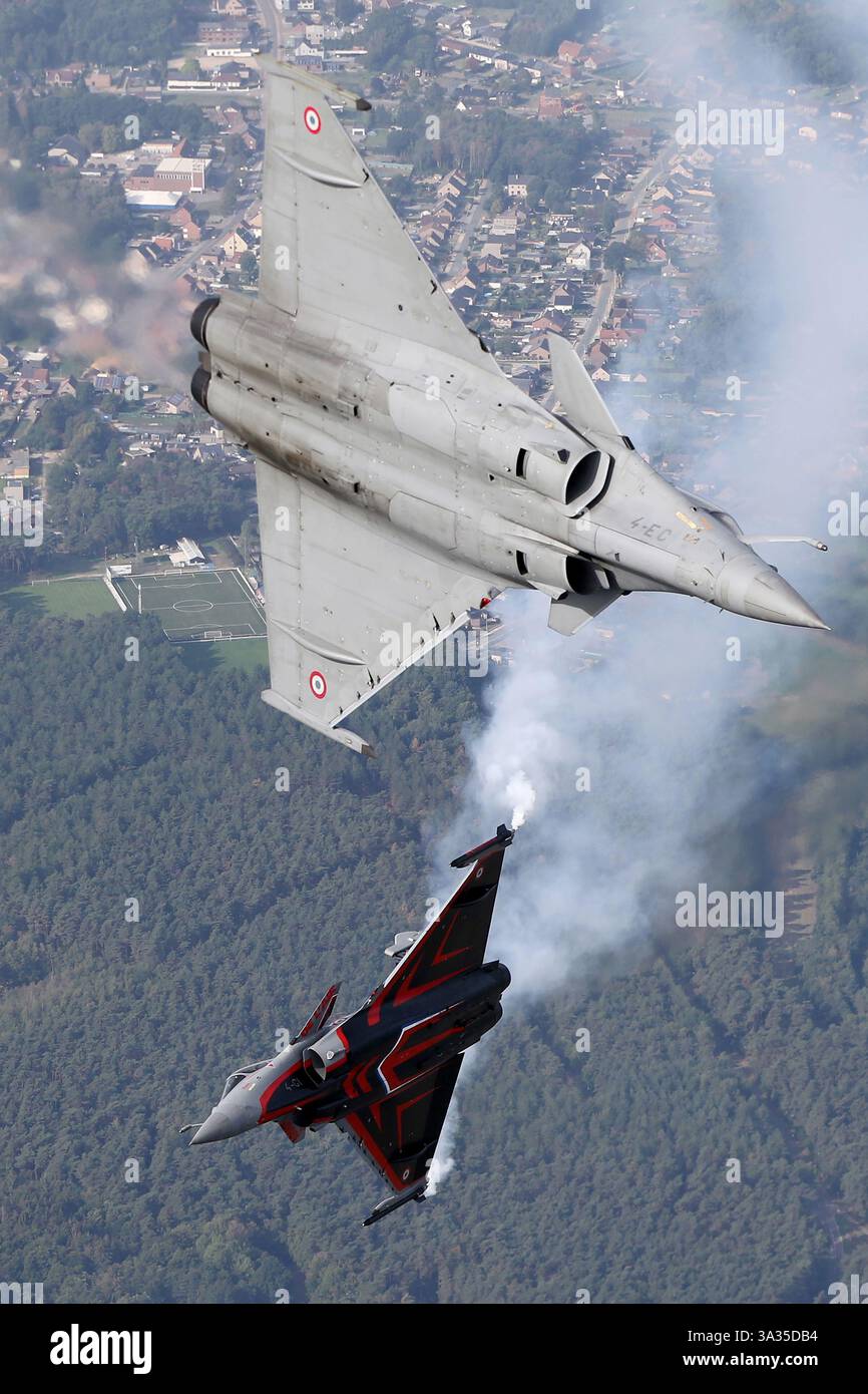 The French Air and Space Force Dassault Rafale C, 4-C1, Armee De L'Air, and the Royal Air Force ...