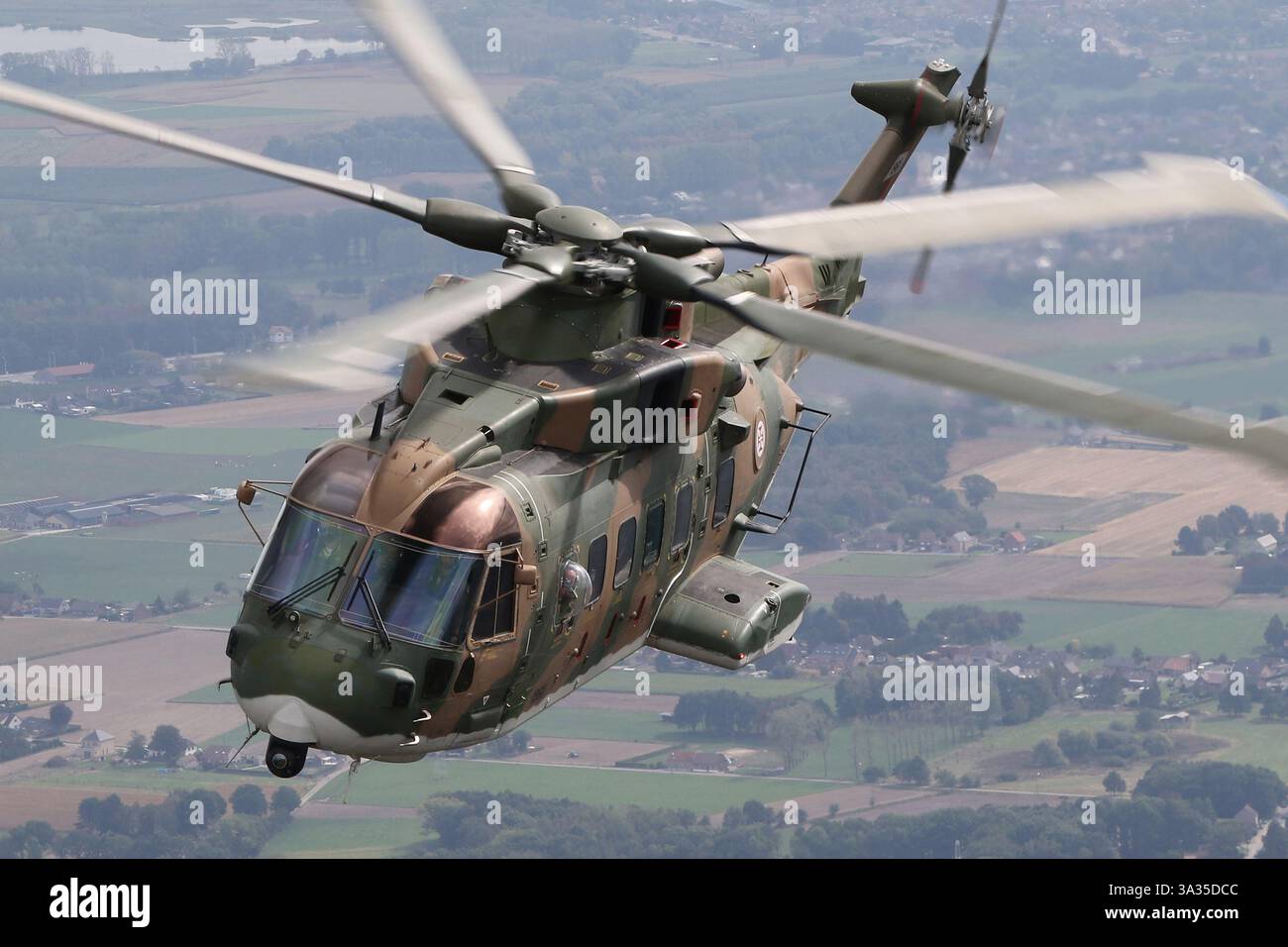 The Portuguese Air Force AugustaWestland EH101-516, Reg 19611, is a ...
