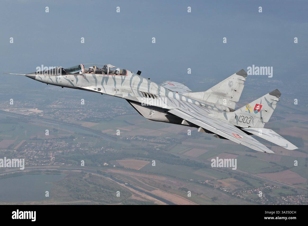 The Slovakian Air Force MiG-29, Reg SL-1303, is a high-performance ...
