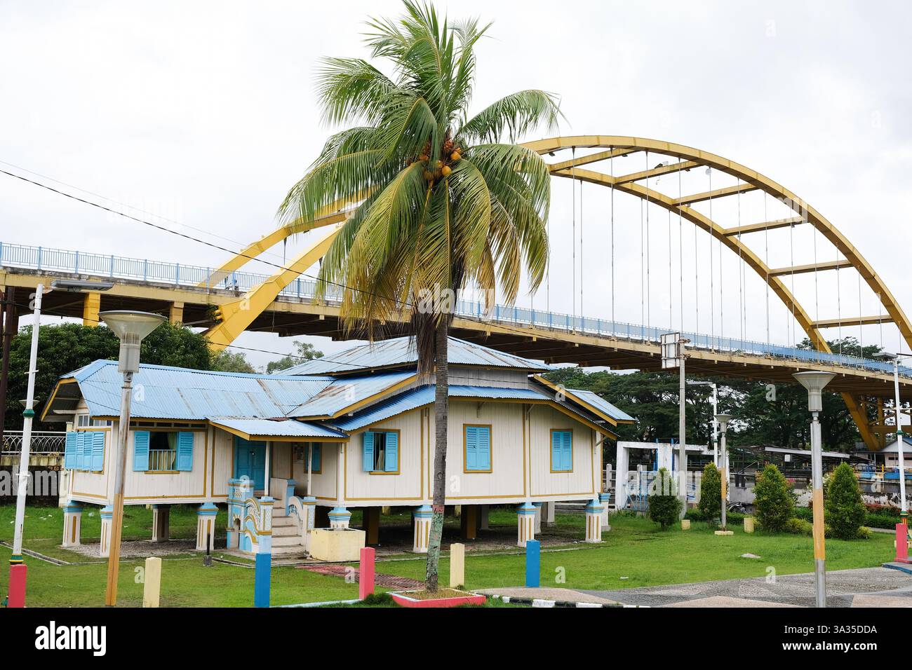 Riau, Indonesia - January 29, 2025: Portrait of Tuan Kadi's historic ...