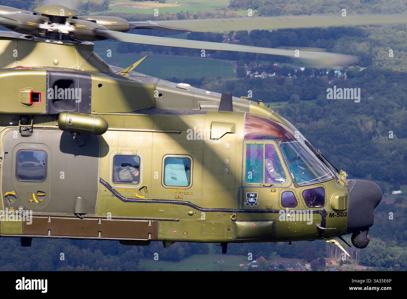 The Royal Danish Air Force AugustaWestland EH101-512, AW101, Merlin ...