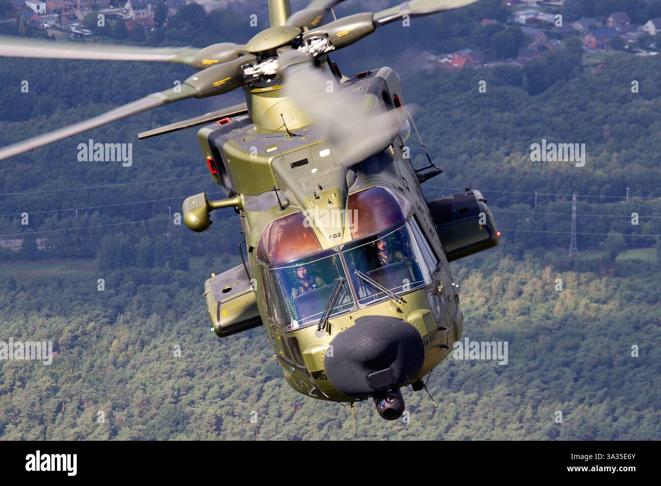 The AugustaWestland EH101-512, AW101, Merlin Joint Supporter, Reg M-502 ...