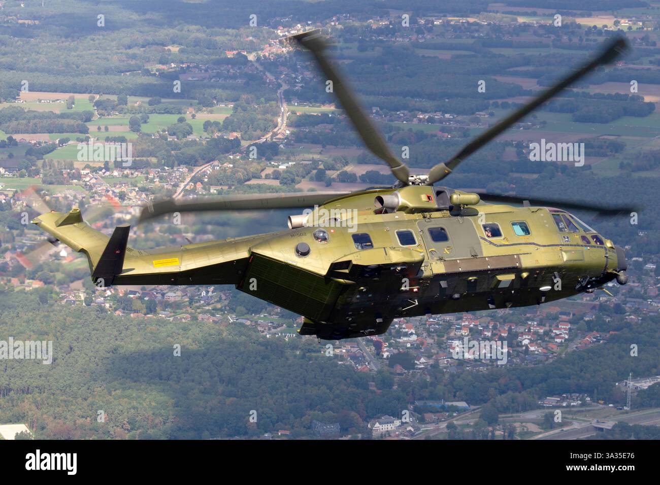 The Royal Danish Air Force AugustaWestland EH101-512, AW101, Merlin ...
