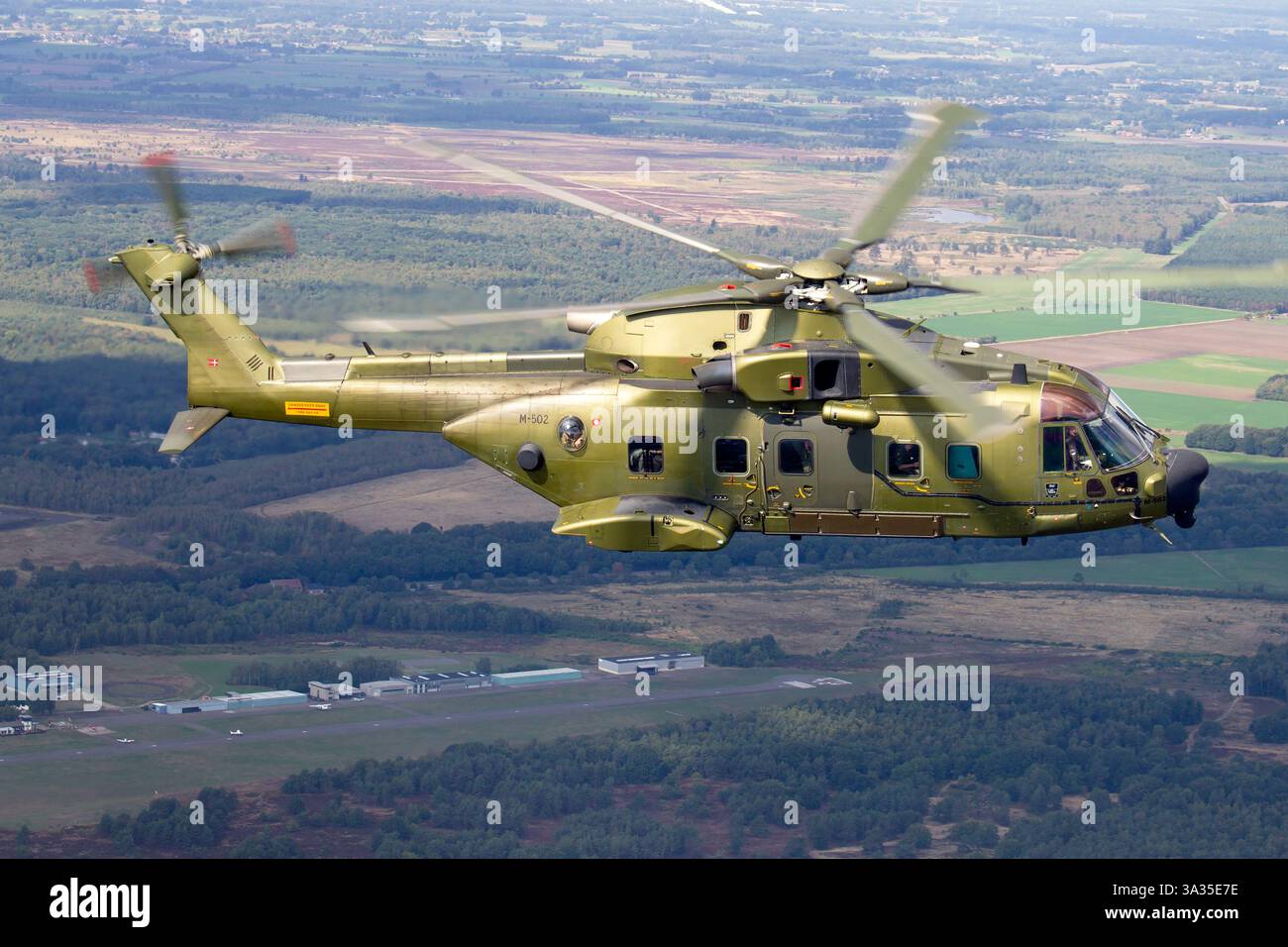 The Royal Danish Air Force’s AugustaWestland EH101-512, AW101, Merlin ...