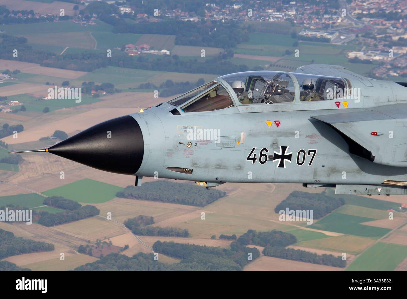The German Air Force Panavia Tornado, Reg 4607, is a versatile multi ...