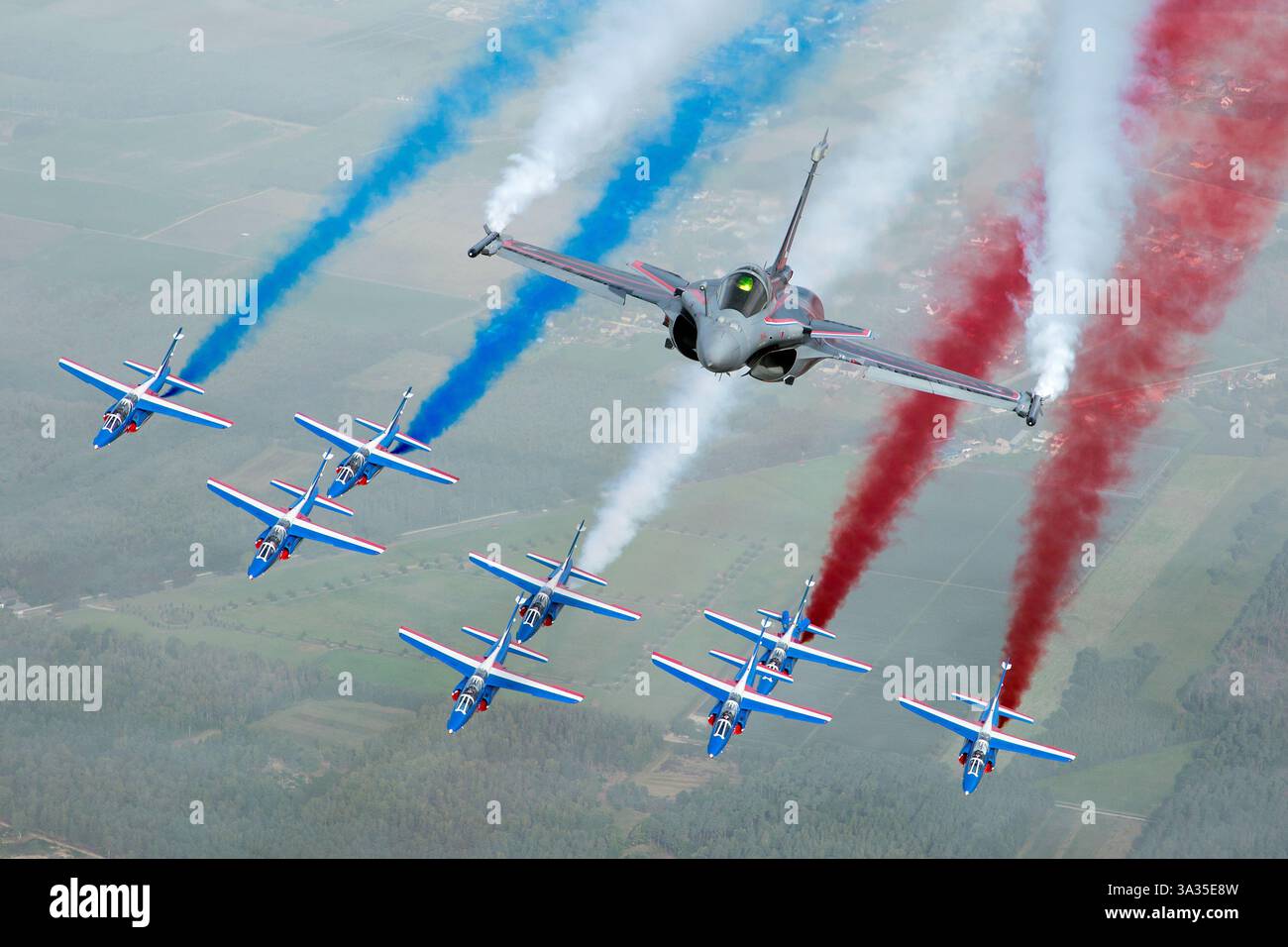 The French Air and Space Force Dassault Rafale C, 4-C1, part of the ...