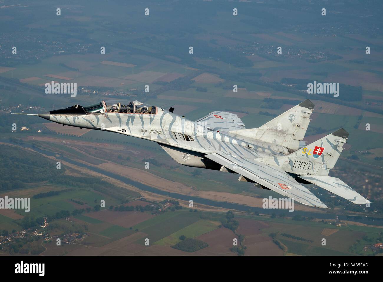 The Mikoyan-Gurevich MiG-29, Reg SL-1303, is a multirole fighter ...