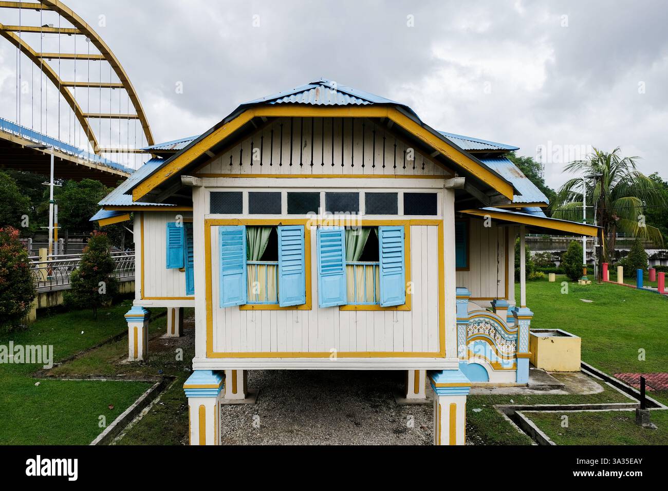 Riau, Indonesia - January 29, 2025: Portrait of Tuan Kadi's historic ...