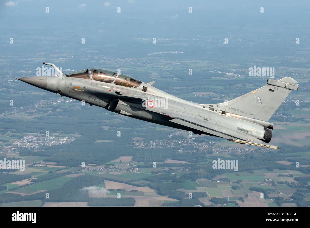 The French Air and Space Force Dassault Rafale B, Reg 305, 4-EC, is a ...