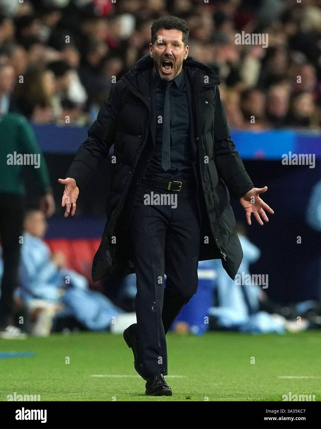 Madrid, Spain. 12th Mar, 2025. Atletico de Madrid's coach Diego Pablo ...