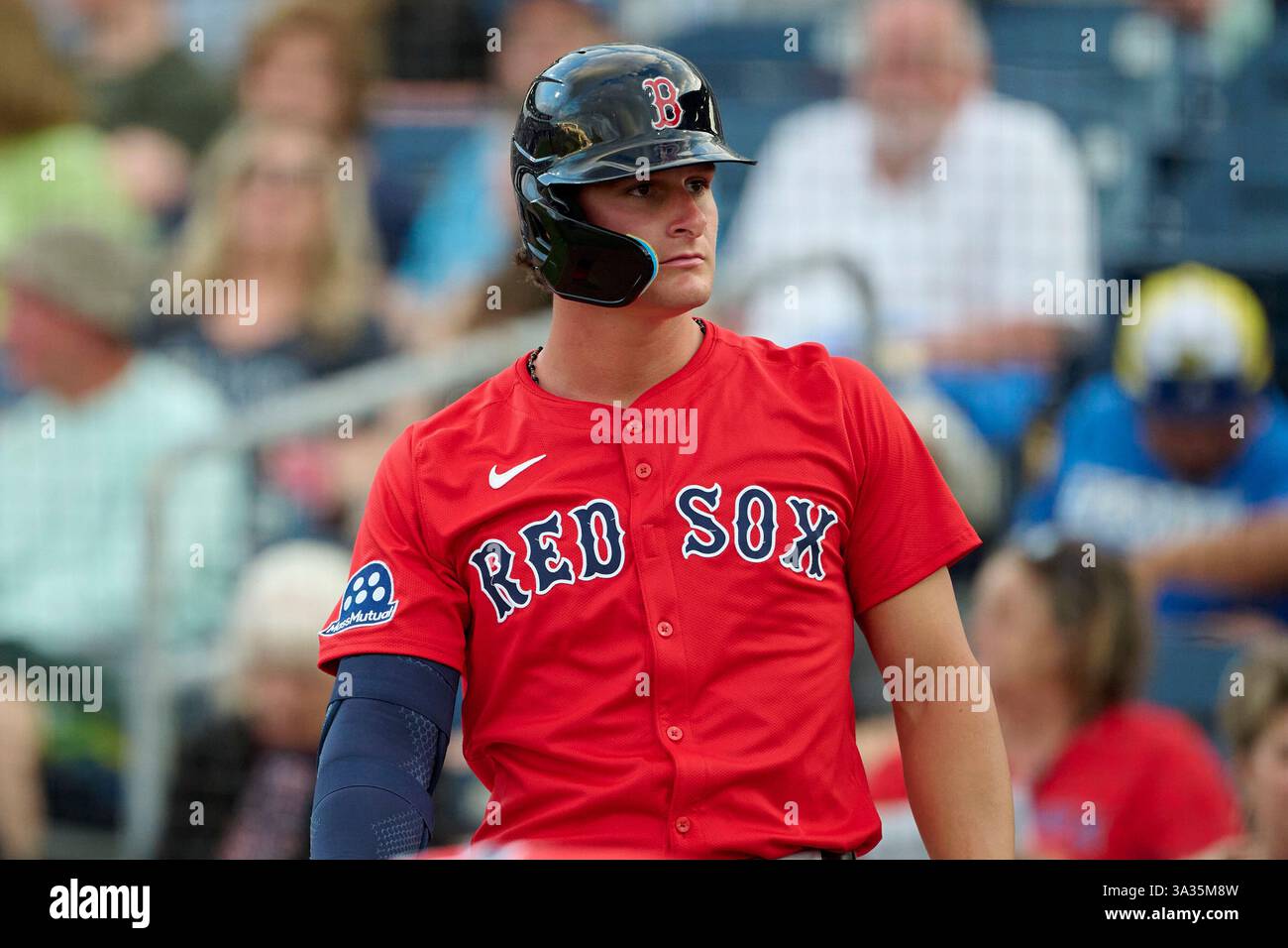 Boston Red Sox Roman Anthony (48) before an MLB Spring Breakout ...