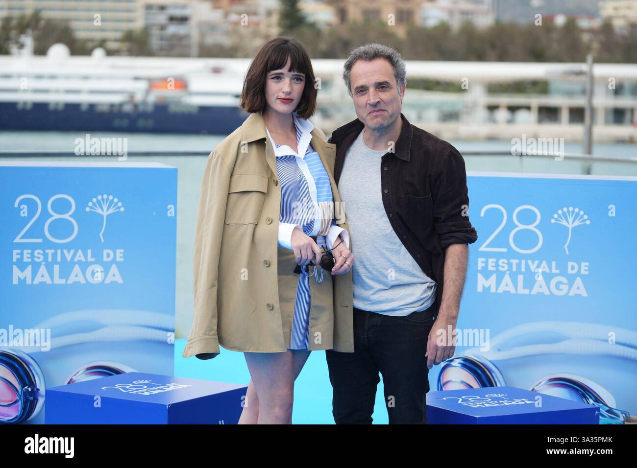 Malaga, Spain. 14th Mar, 2025. Daniel Guzman, Susana Abitua at ...