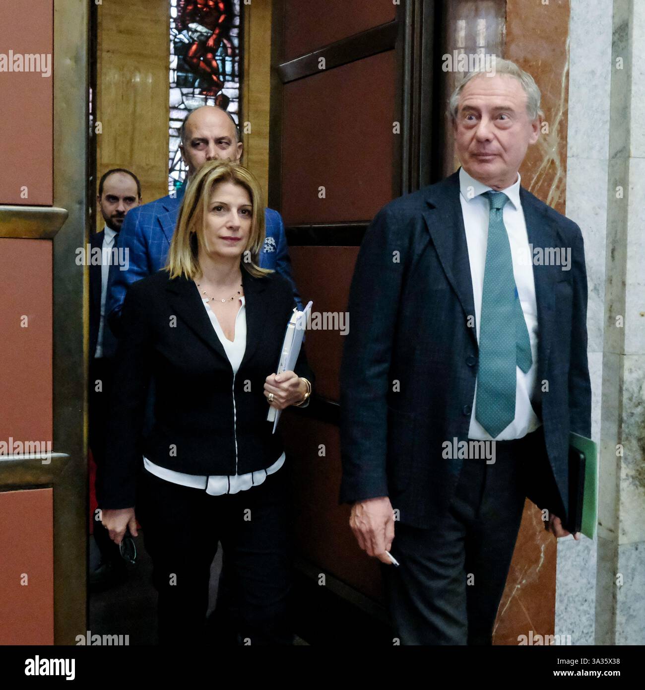 Roma, Italia. 14th Mar, 2025. Fausta Bergamotto, sottosegretario MIMIT ...