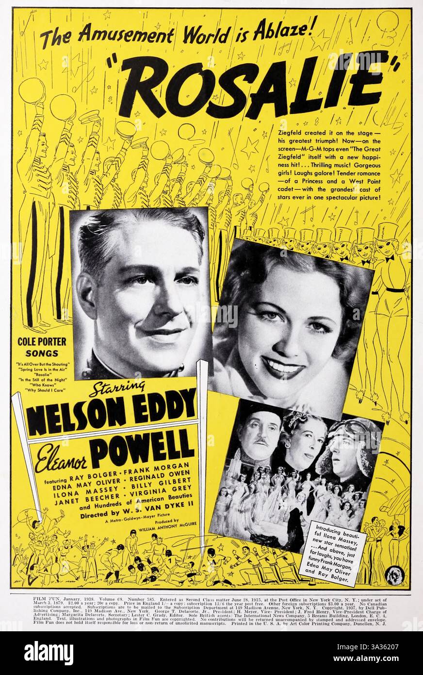 1938 promo for the 1937 musical film Rosalie starring Nelson Eddy and ...