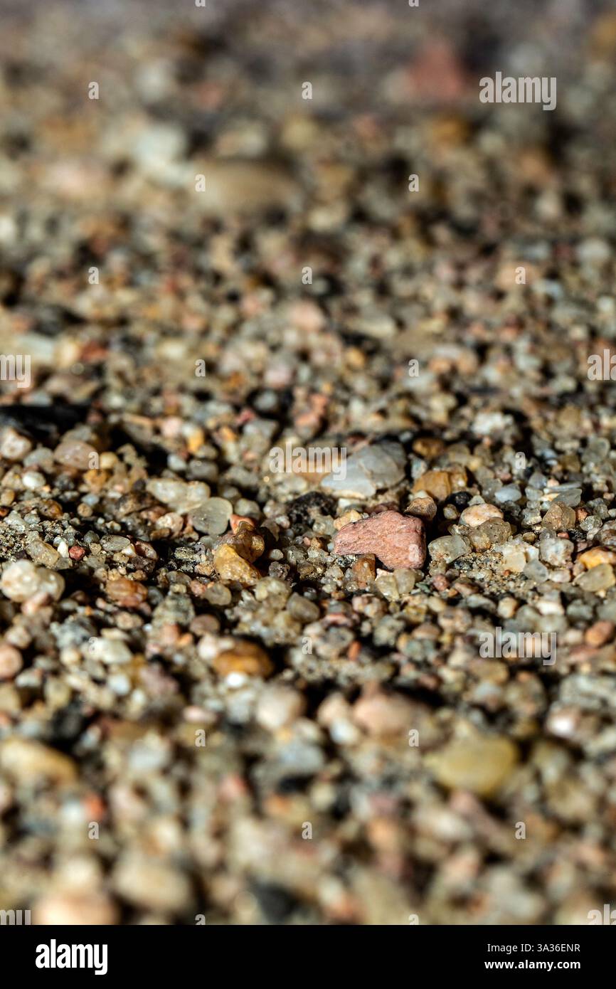 Grit and small stones showing limited depth of field at f8 with a 300mm ...