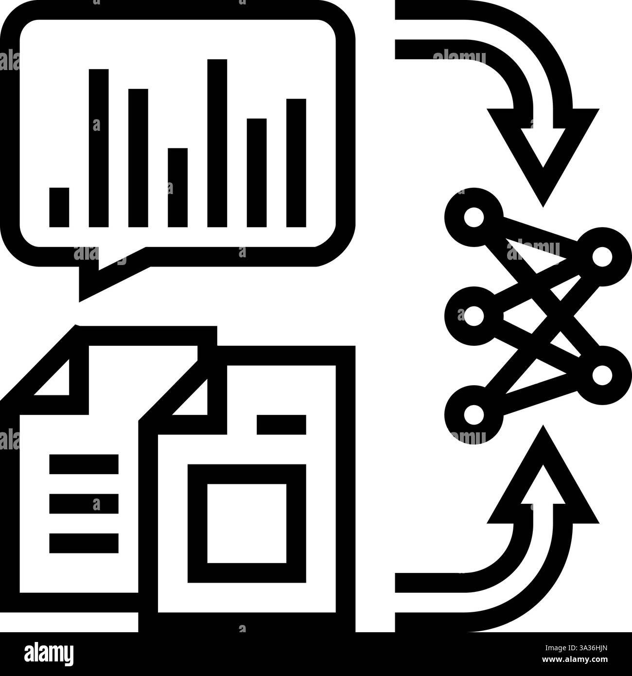 Natural Language Model Nlp Line Icon Vector Illustration Stock Vector Image And Art Alamy