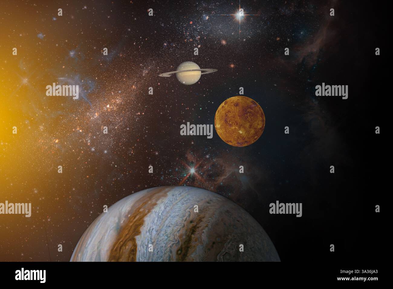 sun with the solar system concept fantasy elements of this image ...