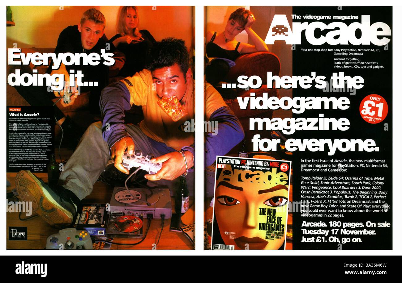 1979 advertisement for Arcade magazine, a UK video games publication ...