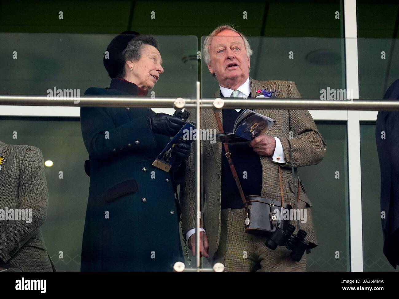 The Princess Royal and Andrew Parker Bowles on day four of the 2025 ...