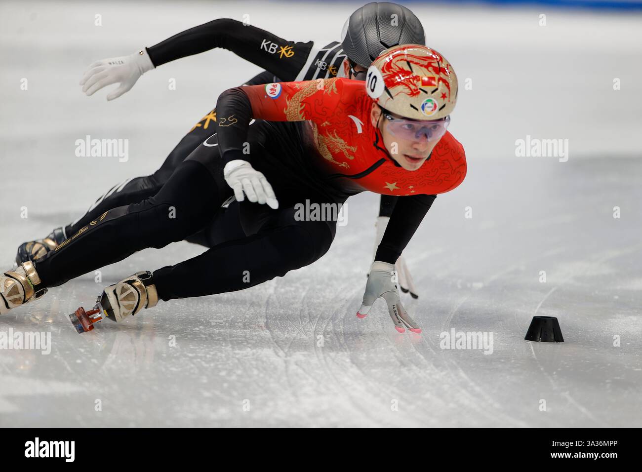 BEIJING, March 14, 2025 -- Liu Shaoang of China competes during the men ...