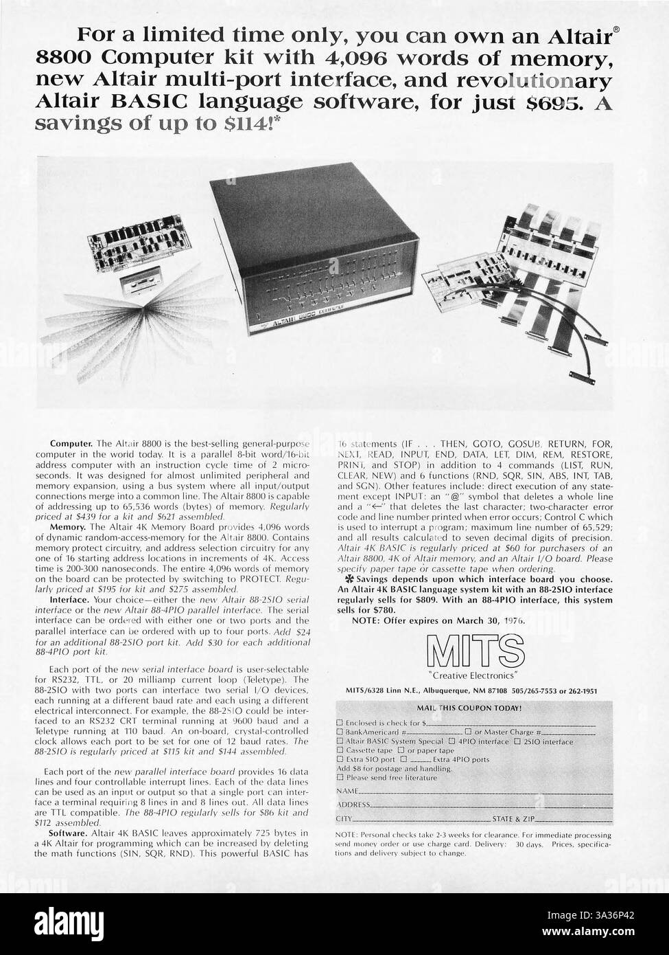 1970s computer ad hi-res stock photography and images - Alamy