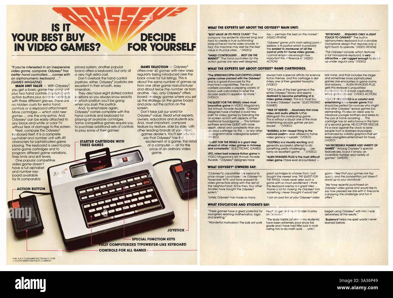 Magnavox odyssey Cut Out Stock Images & Pictures - Alamy