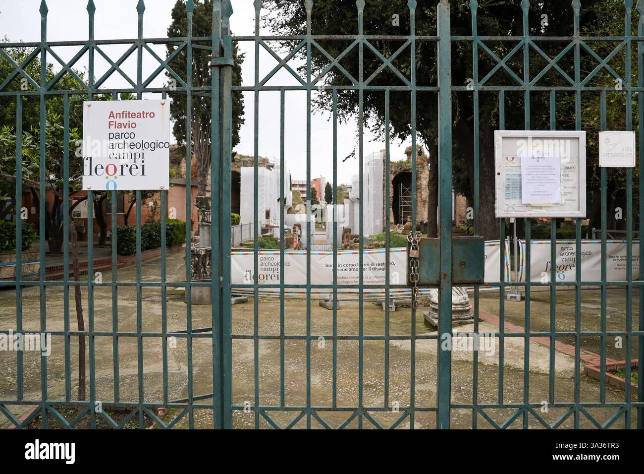 Areas affected by the earthquake between Bagnoli, Pozzuoli Naples 03/14 ...