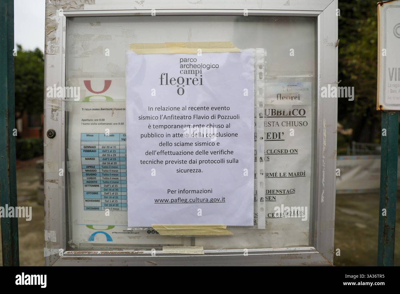 Areas affected by the earthquake between Bagnoli, Pozzuoli Naples 03/14 ...