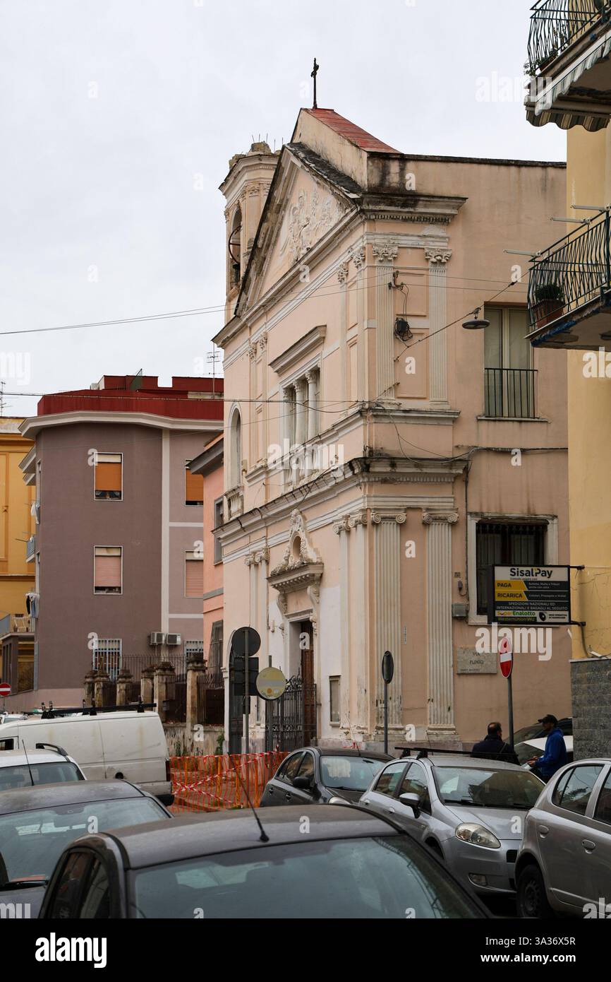 Napoli, Campania, Italia. 14th Mar, 2025. Naples 03/14/2025 damage ...