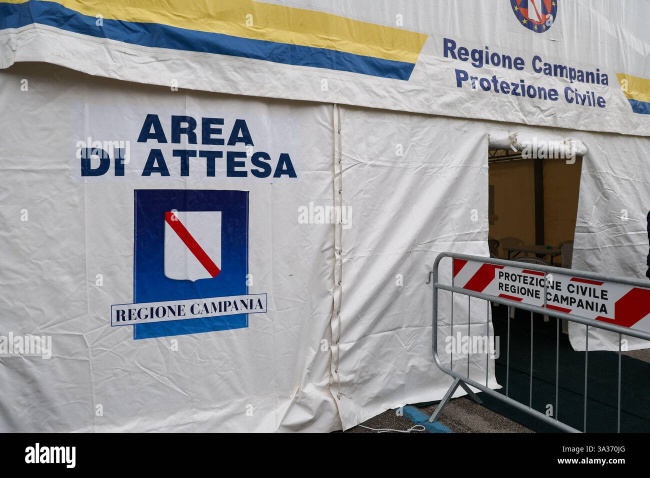 March 14, 2025, Napoli, Campania, Italia: Naples 03/14/2025 damage ...
