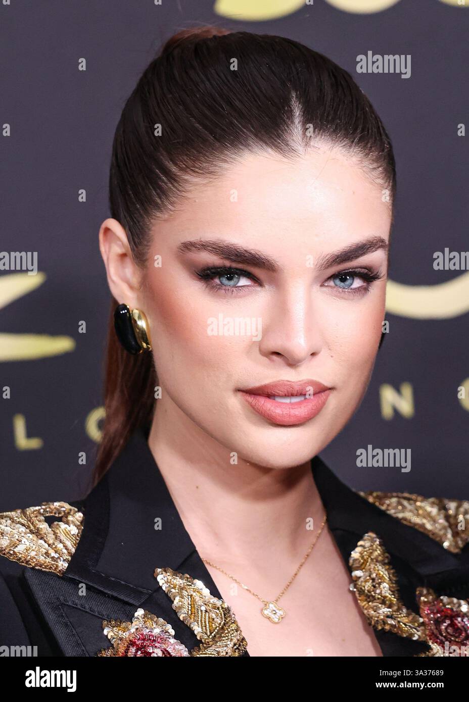 LOS ANGELES, CALIFORNIA, USA - MARCH 13: Nadia Ferreira arrives at the ...