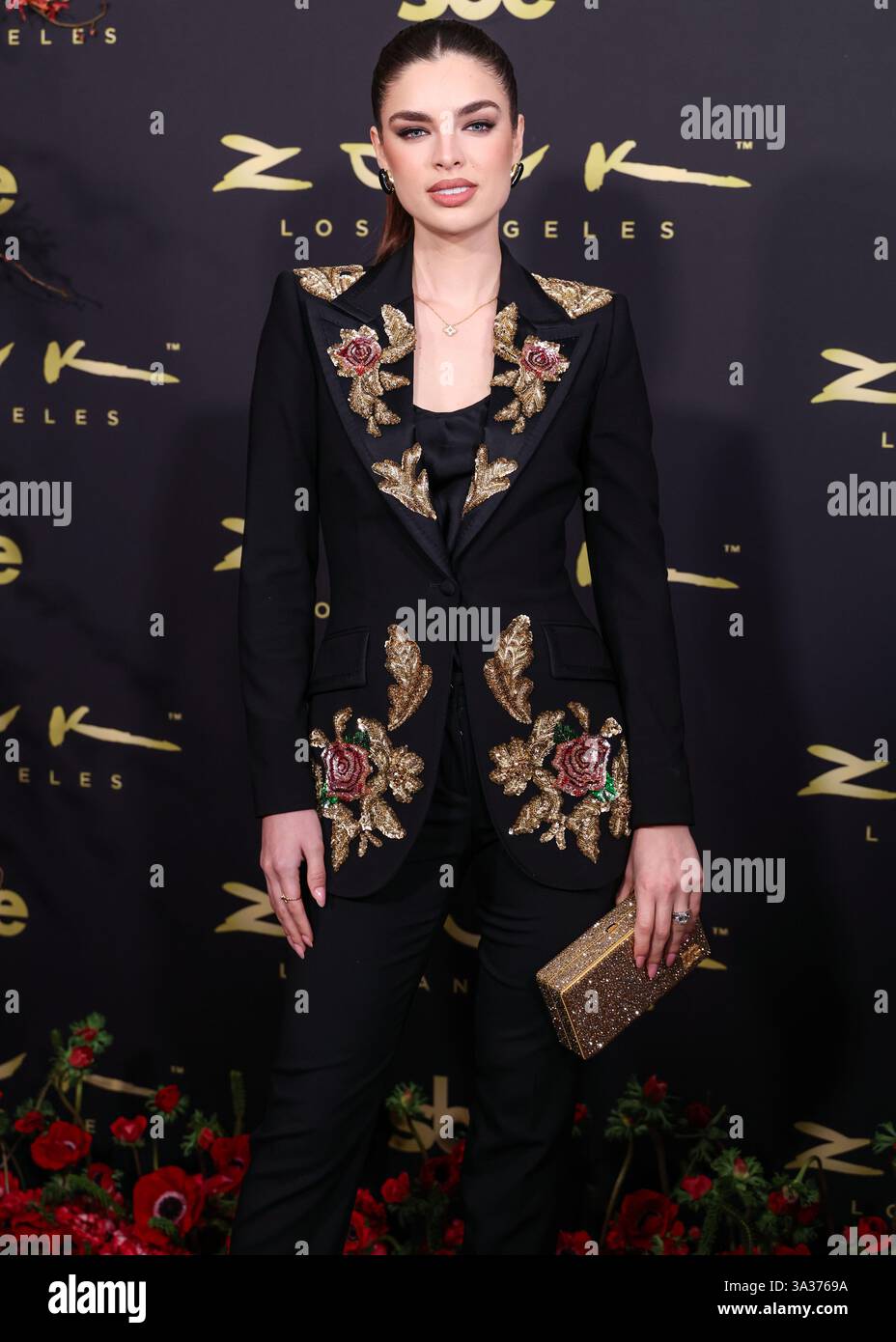 LOS ANGELES, CALIFORNIA, USA - MARCH 13: Nadia Ferreira arrives at the ...