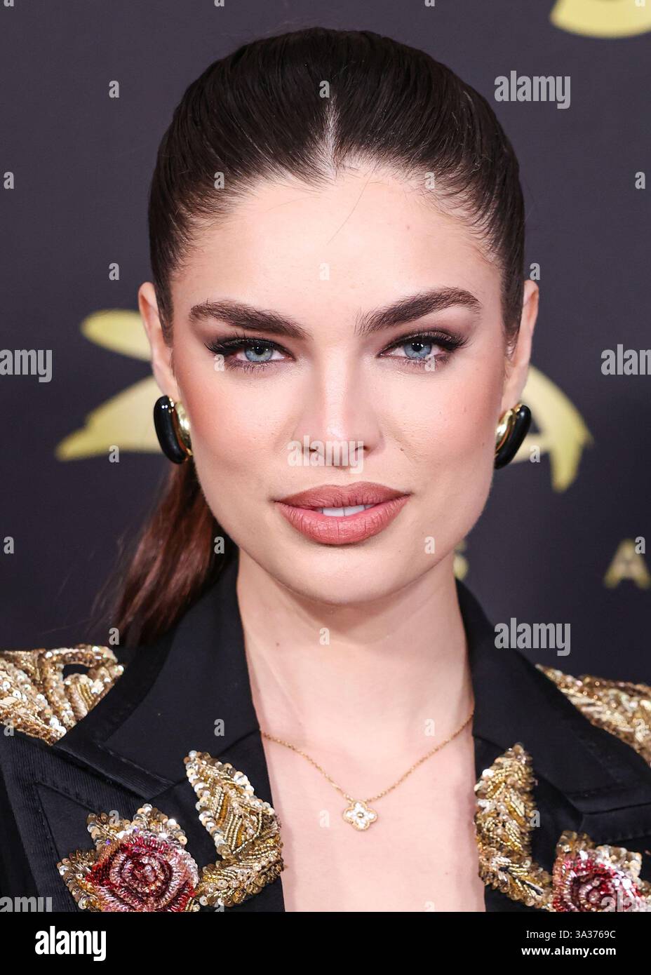 LOS ANGELES, CALIFORNIA, USA - MARCH 13: Nadia Ferreira arrives at the ...