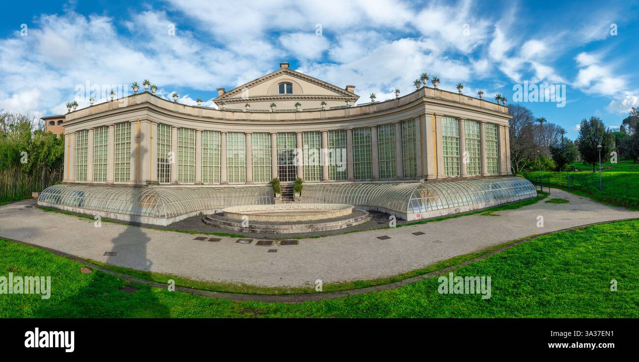 Rome Italy 13 March 2025: Villa Torlona park located in the center of ...